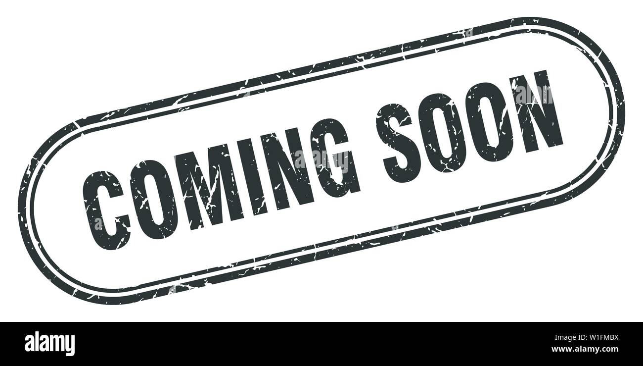 coming soon stamp. coming soon square grunge sign. coming soon Stock ...