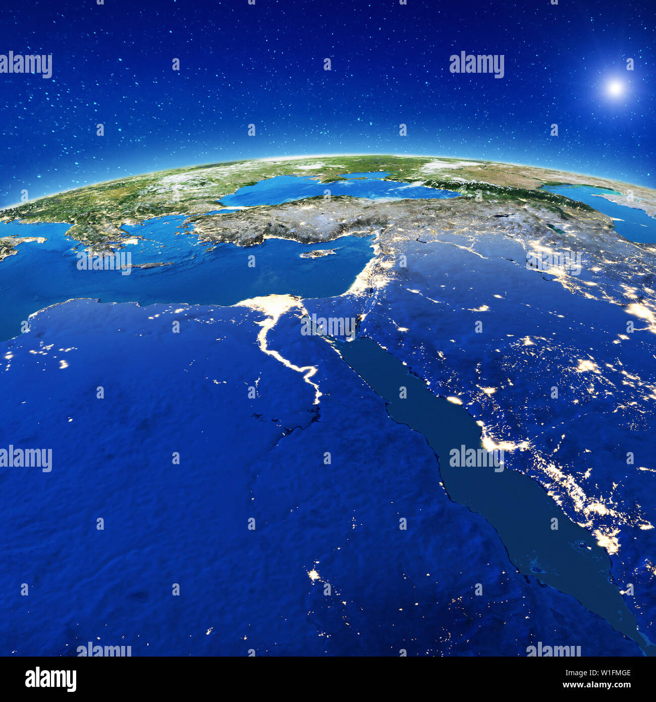 Egypt and israel map hi-res stock photography and images - Alamy