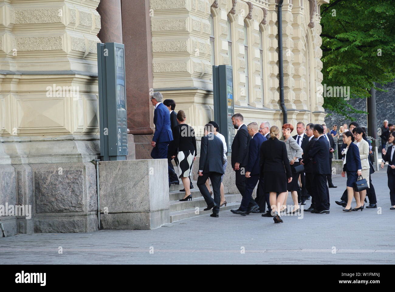 Japanese Crown Prince and Crown Princess Visit Atenuem Museum Stock ...