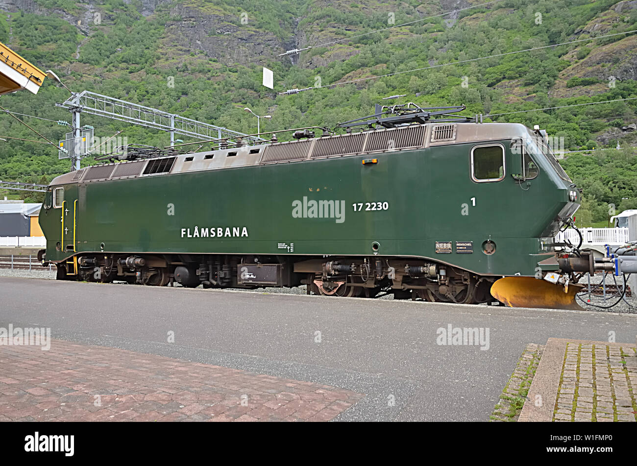 Flamsbana Railway Locomotive Stock Photo - Alamy