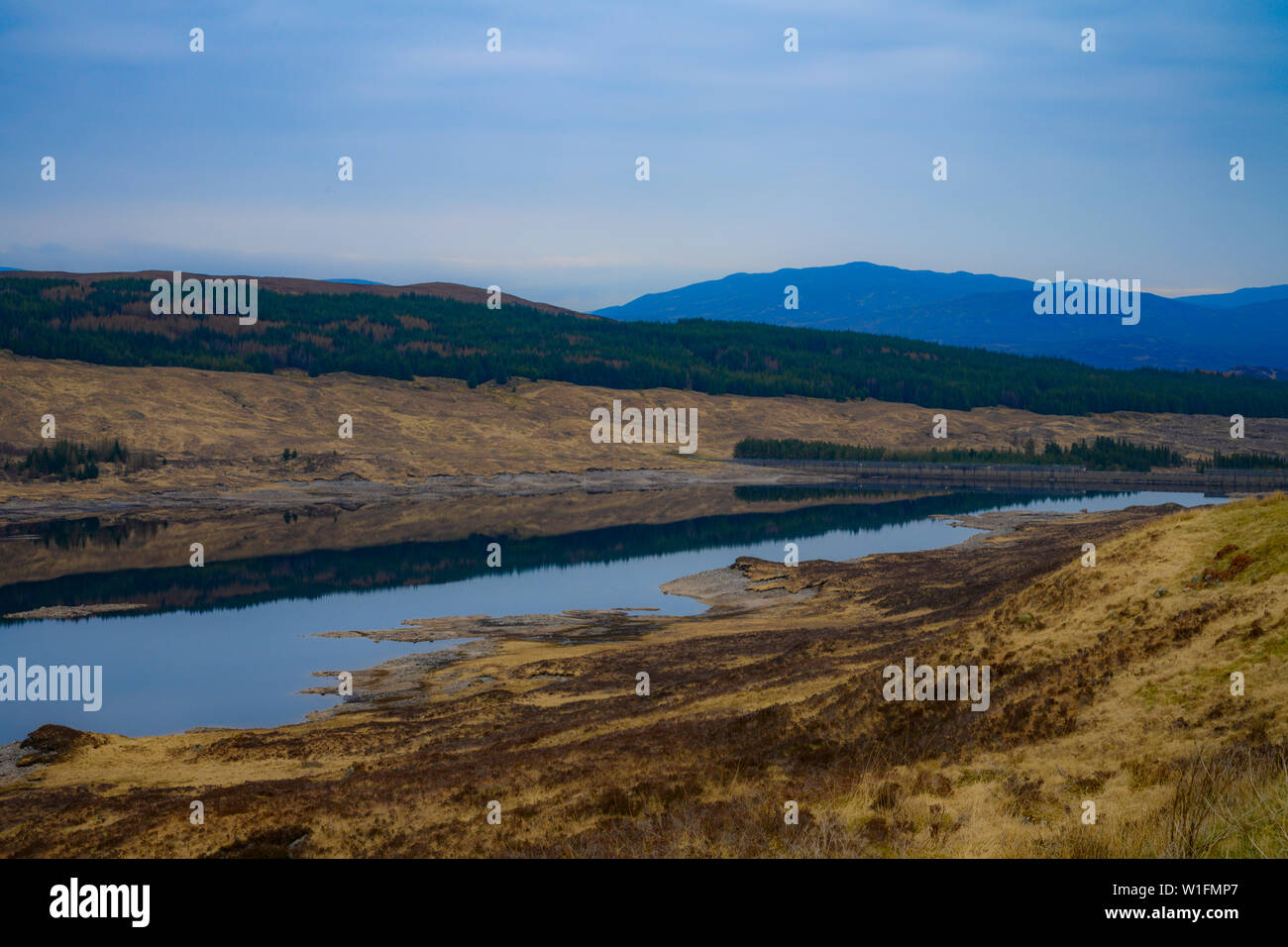 View of Loch Loyne in Scottish Highlands Stock Photo - Alamy
