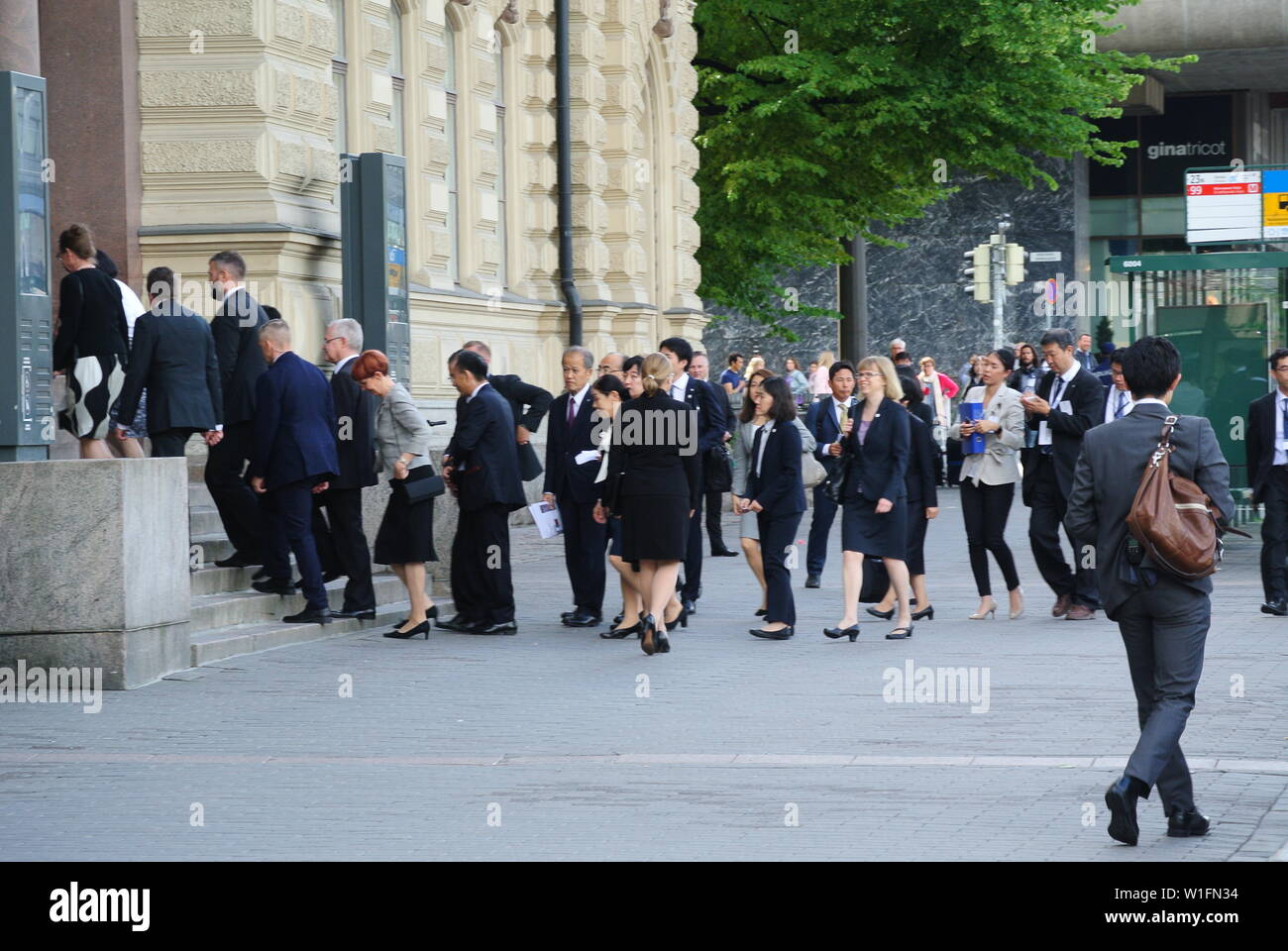 Japanese Crown Prince and Crown Princess Visit Atenuem Museum Stock ...