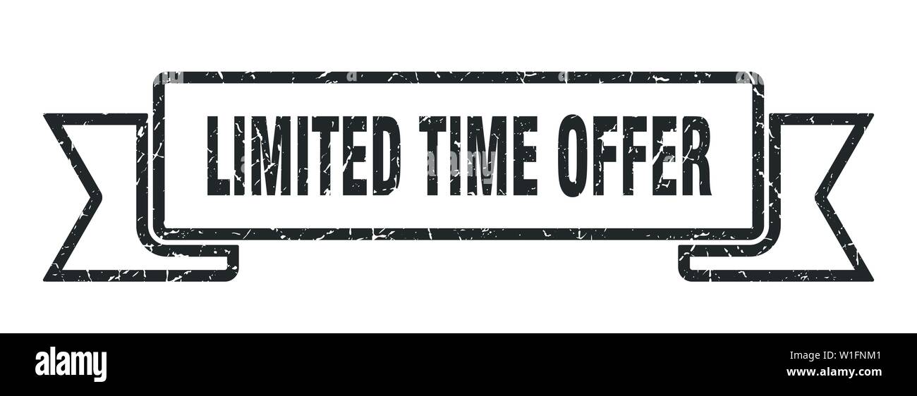 Limited time stamp Black and White Stock Photos & Images - Alamy