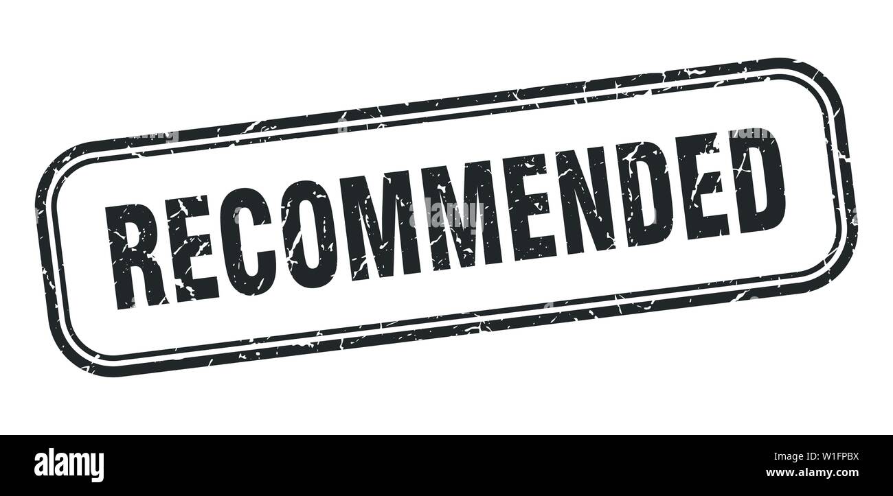 Recommended stamp Black and White Stock Photos & Images - Alamy