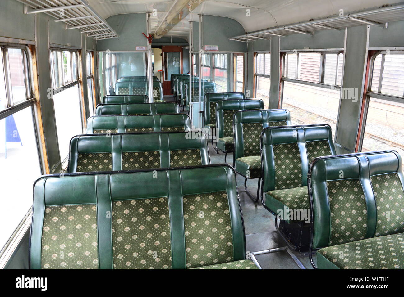 Rows Of Seats Inside Of A Train High Resolution Stock Photography and ...