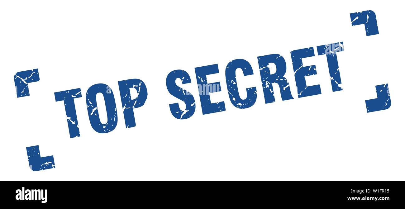 top secret stamp. top secret square grunge sign. top secret Stock ...