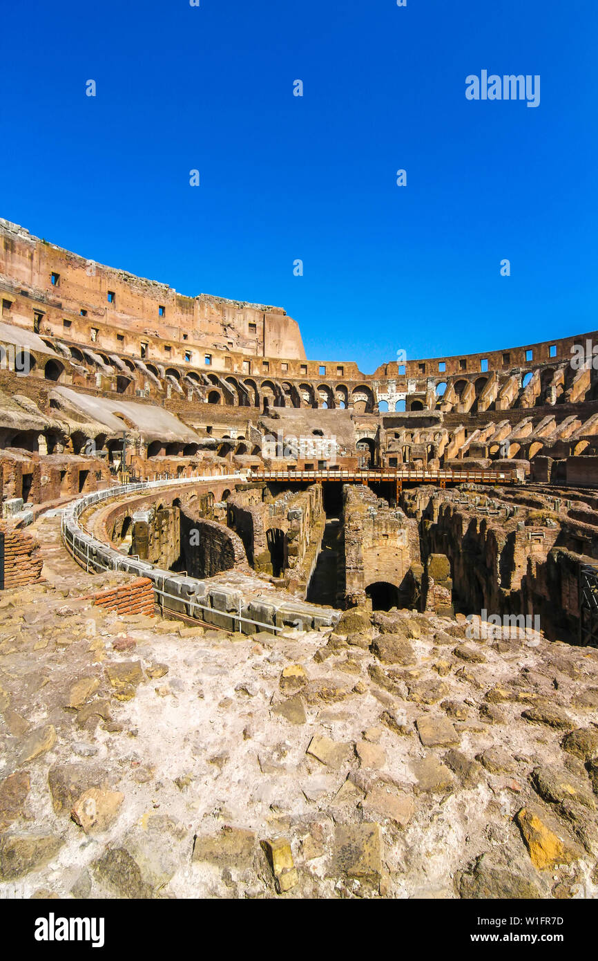 Inside colosseum panorama view hi-res stock photography and images - Alamy