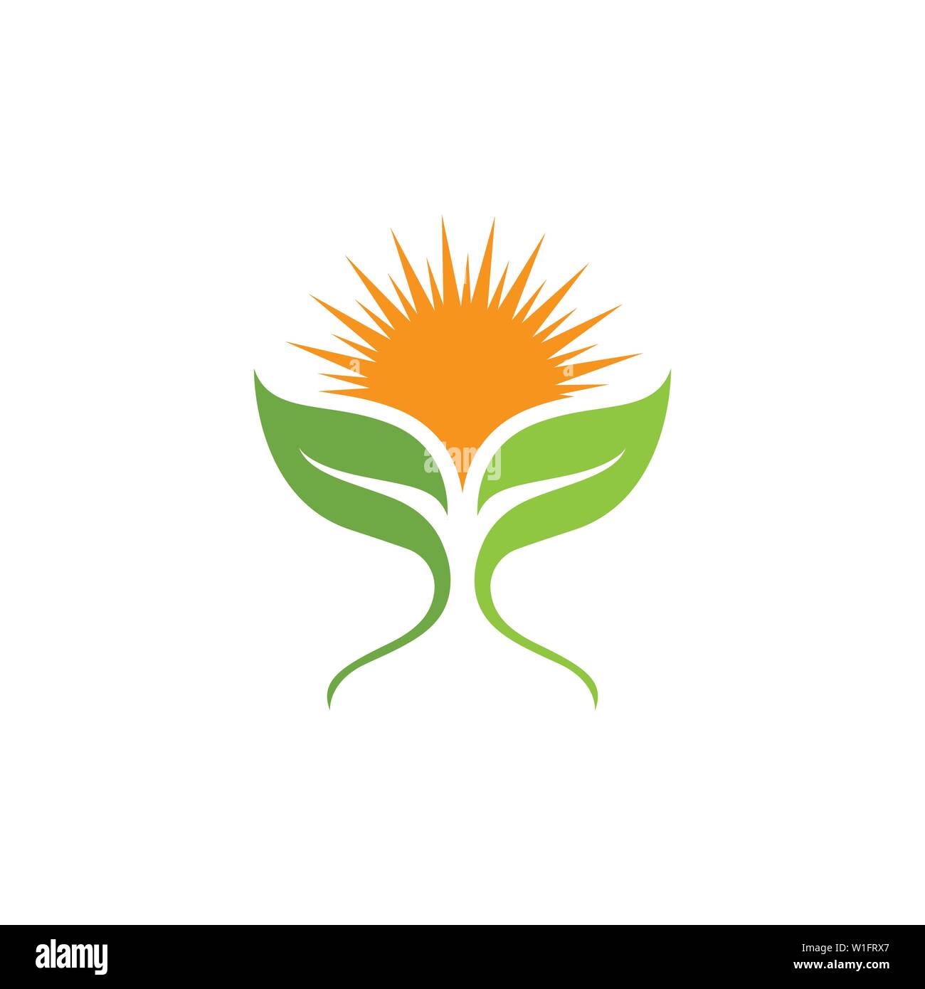 Leaf Logo vector Template Stock Vector Image & Art - Alamy