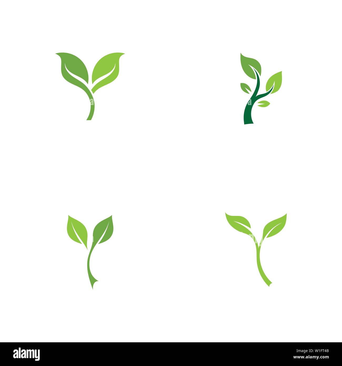 Leaf Logo vector Template Stock Vector Image & Art - Alamy