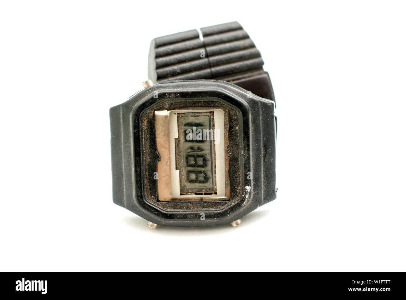 Digital clock led numbers Cut Out Stock Images & Pictures - Alamy