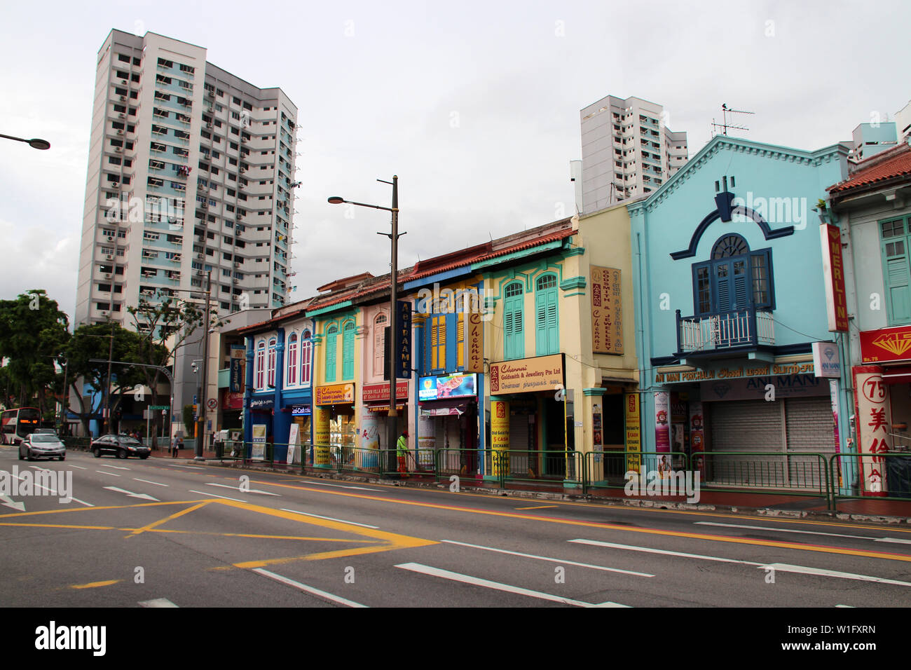 serangoon road in singapore Stock Photo - Alamy