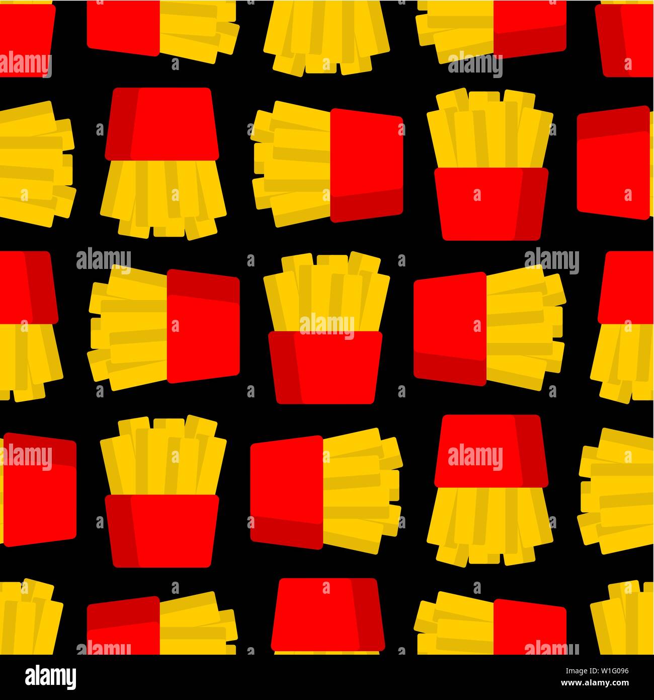 Cartoon fries wallpaper hi-res stock photography and images - Alamy