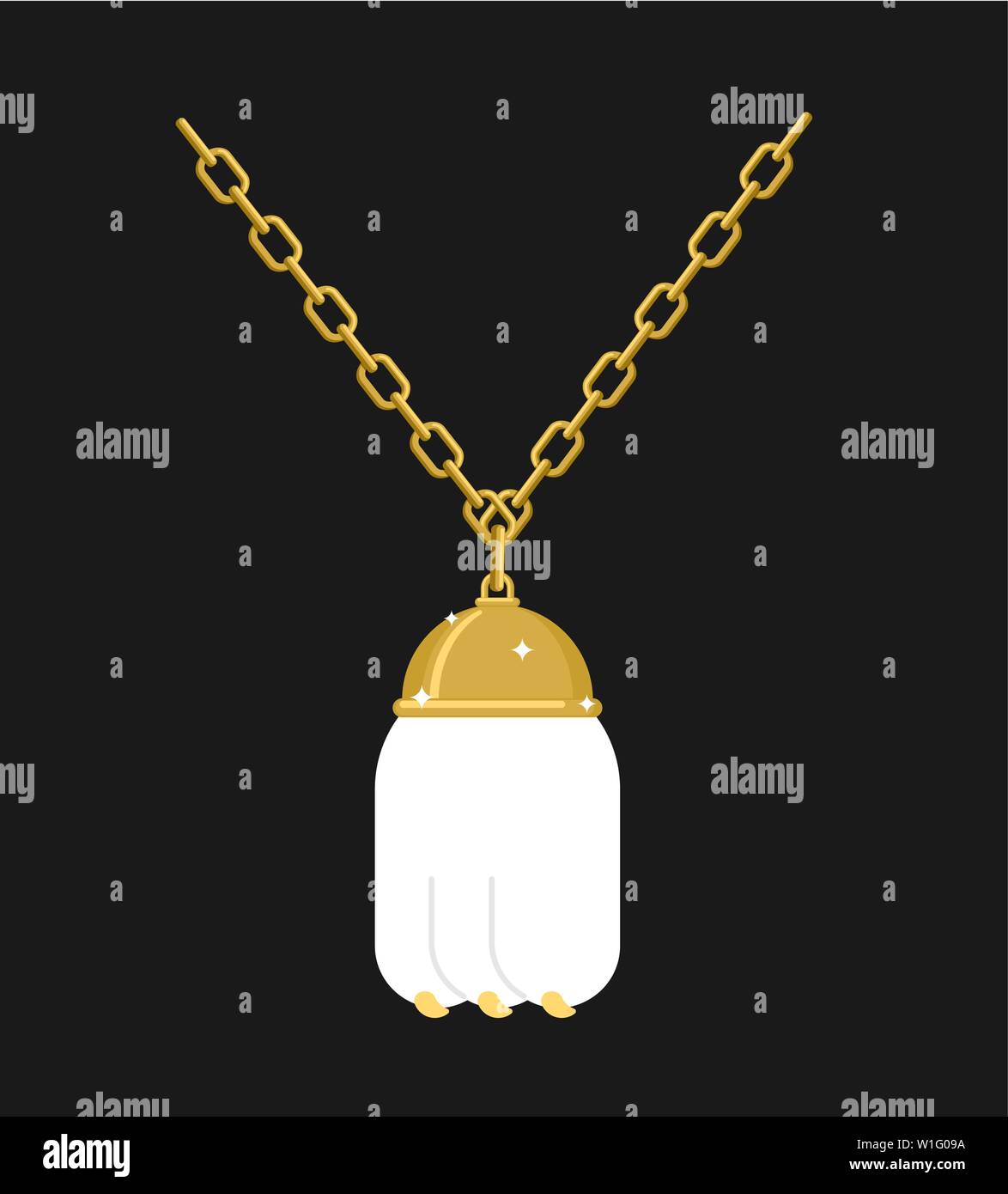 Rabbit foot Talisman for good luck isolated. Vector illustration Stock ...