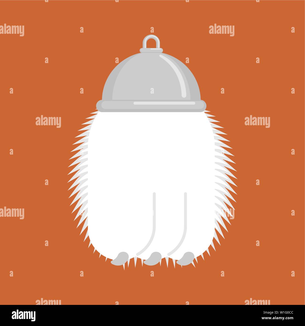 Rabbit foot Talisman for good luck isolated. Vector illustration Stock ...