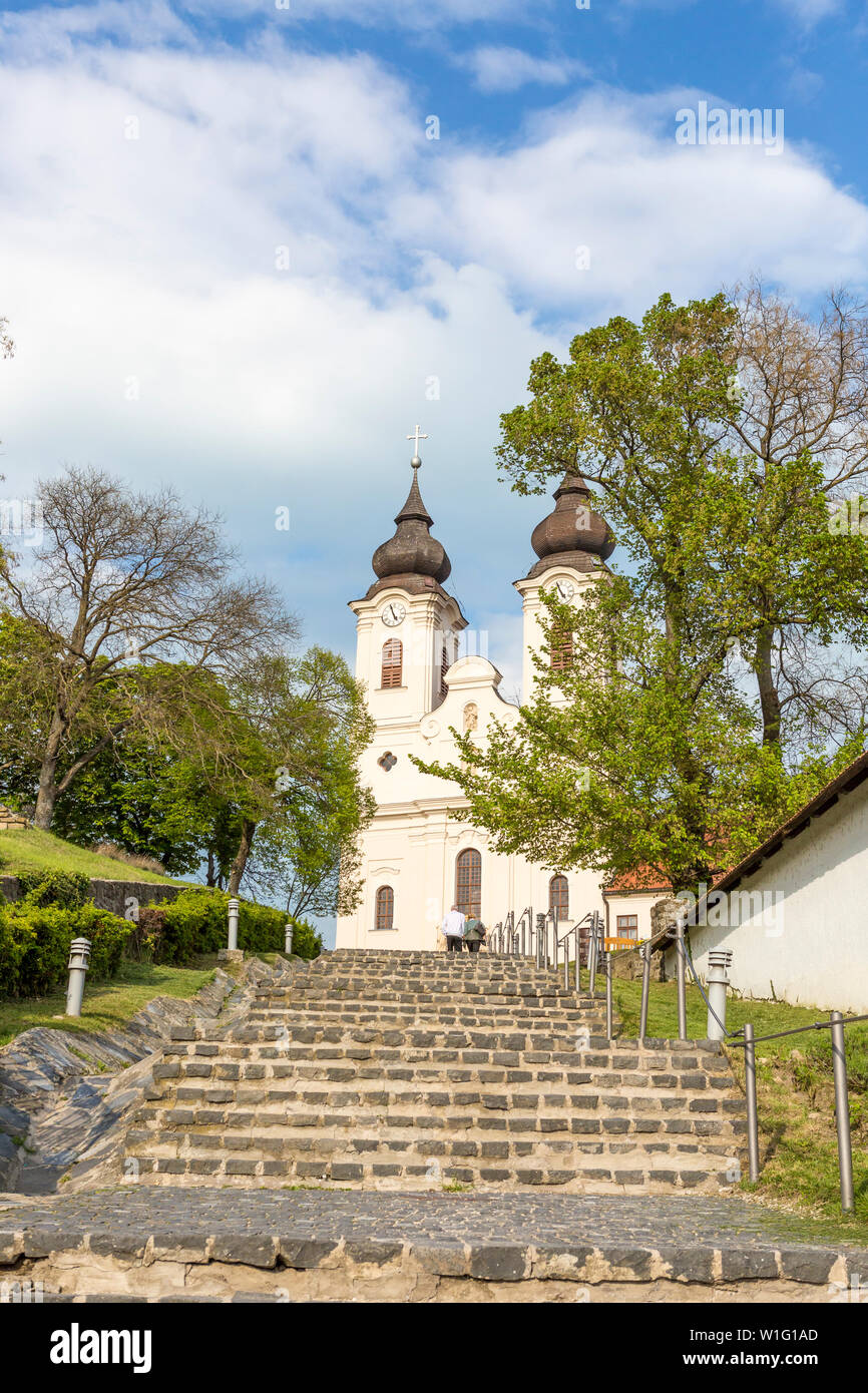 Tihany church at Lake Balaton, Hungary Stock Photo - Alamy