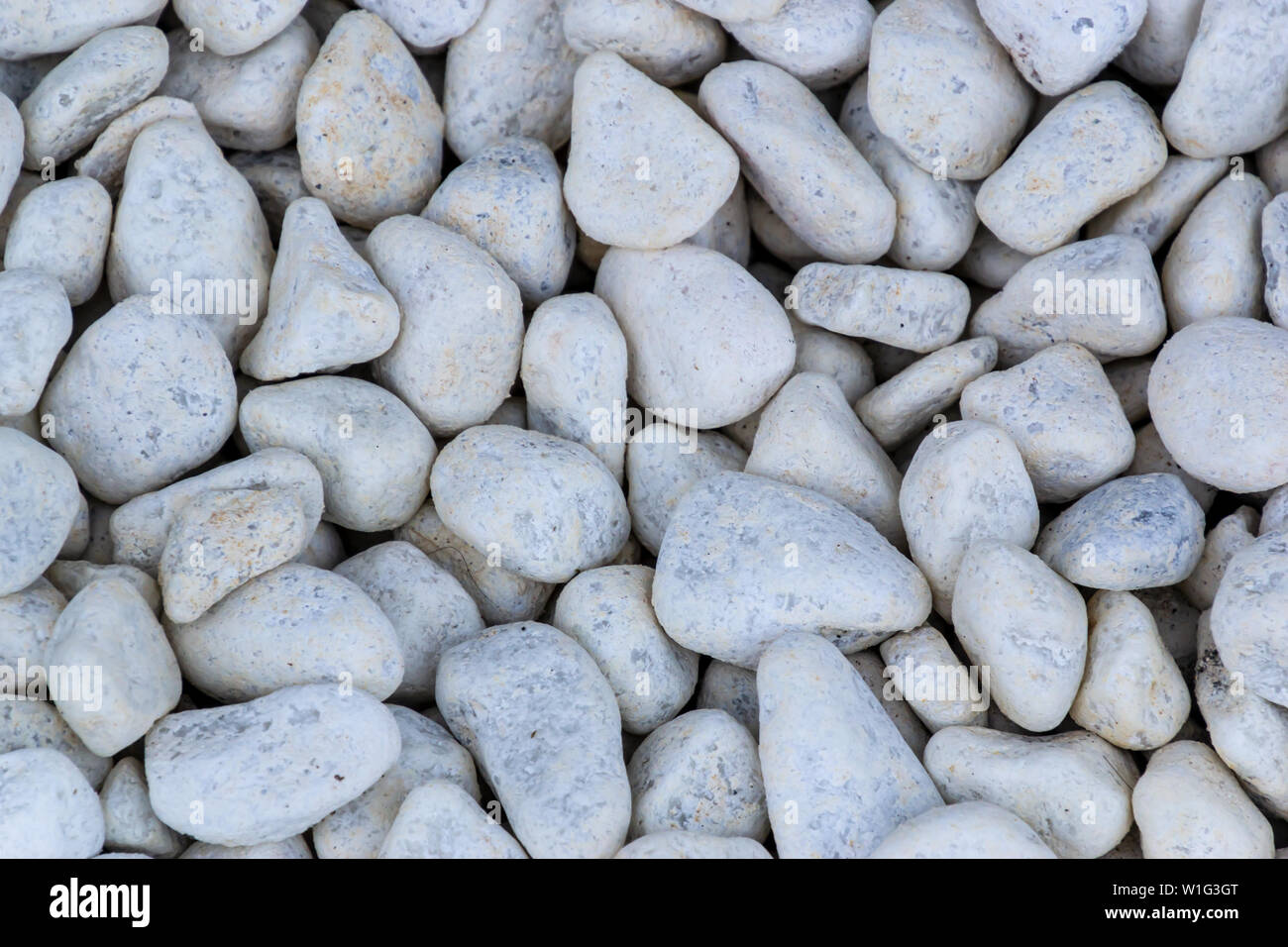 Decorative white sea stones texture Stock Photo - Alamy