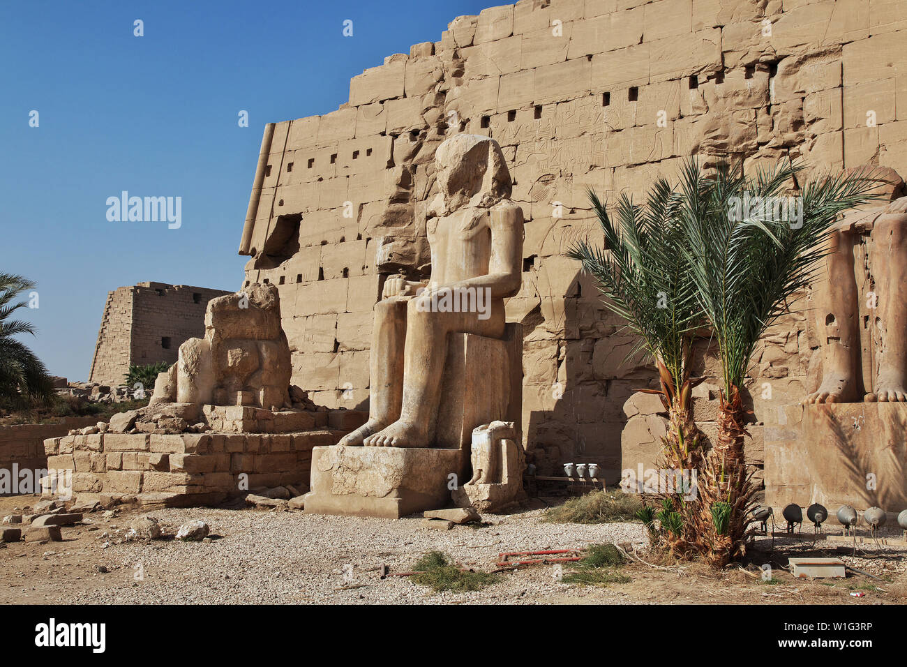 Ancient Karnak temple in Luxor, Egypt Stock Photo - Alamy