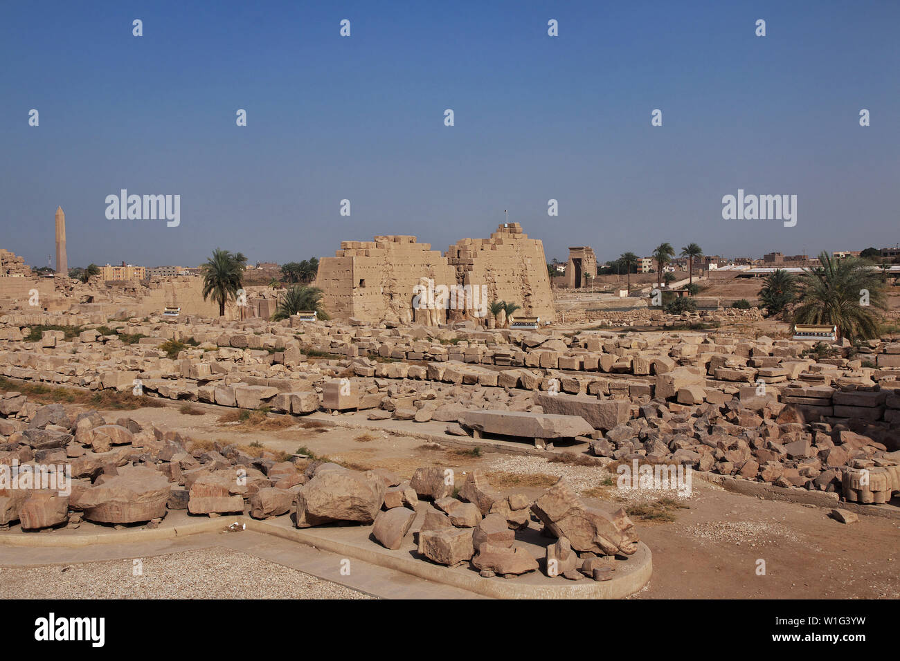 Ancient Karnak temple in Luxor, Egypt Stock Photo - Alamy
