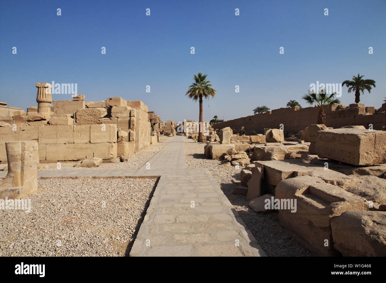 Ancient Karnak temple in Luxor, Egypt Stock Photo - Alamy