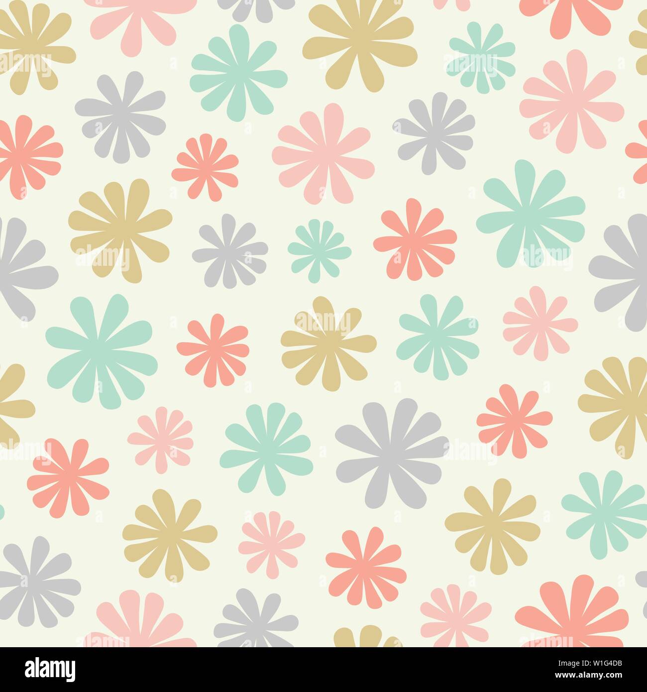 Pastel coloured garden Stock Vector Images - Alamy