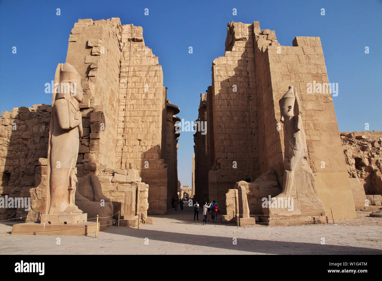 Ancient Karnak temple in Luxor, Egypt Stock Photo - Alamy