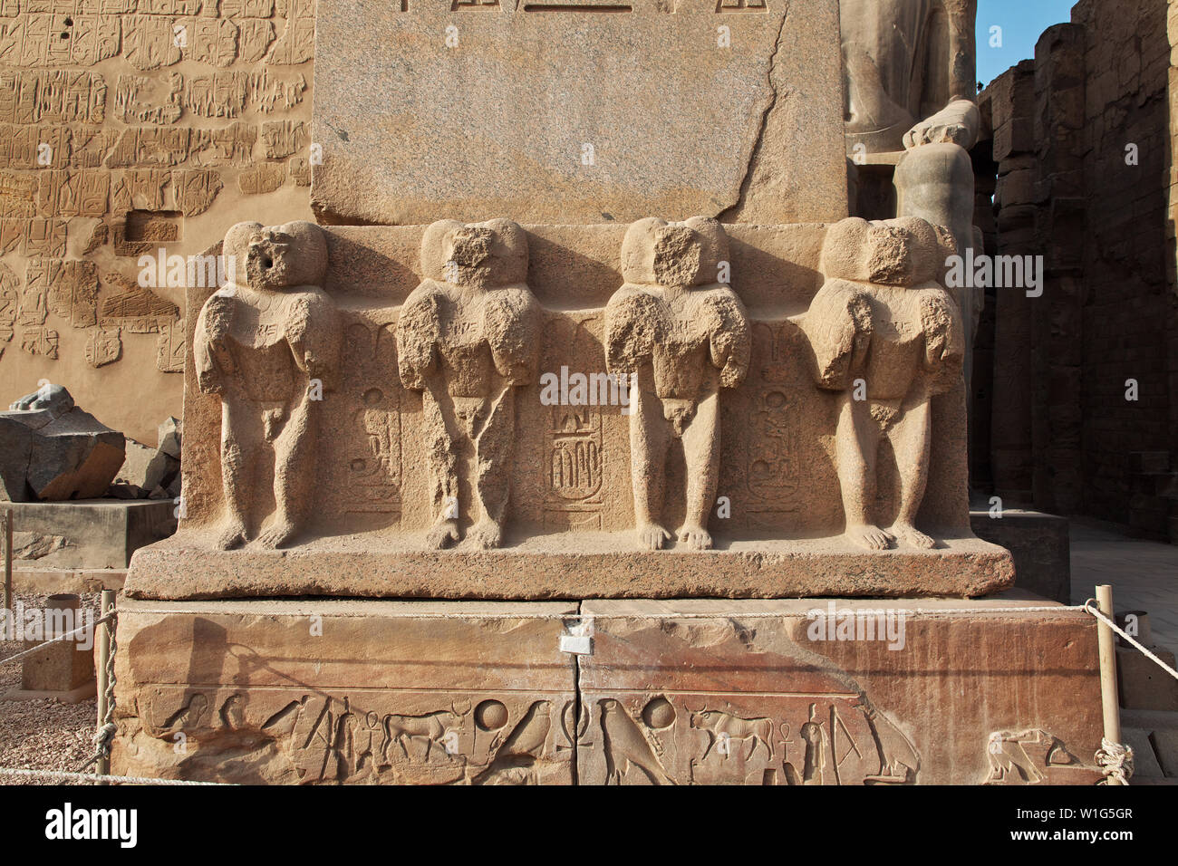 Ancient Luxor temple in Luxor city, Egypt Stock Photo - Alamy