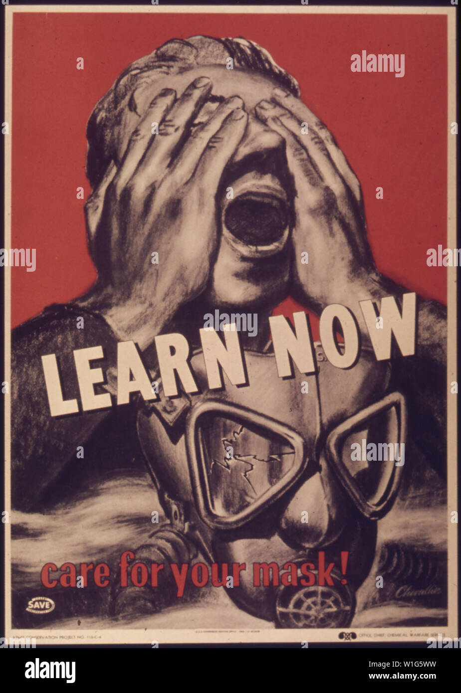 Learn now, care for your mask Stock Photo - Alamy