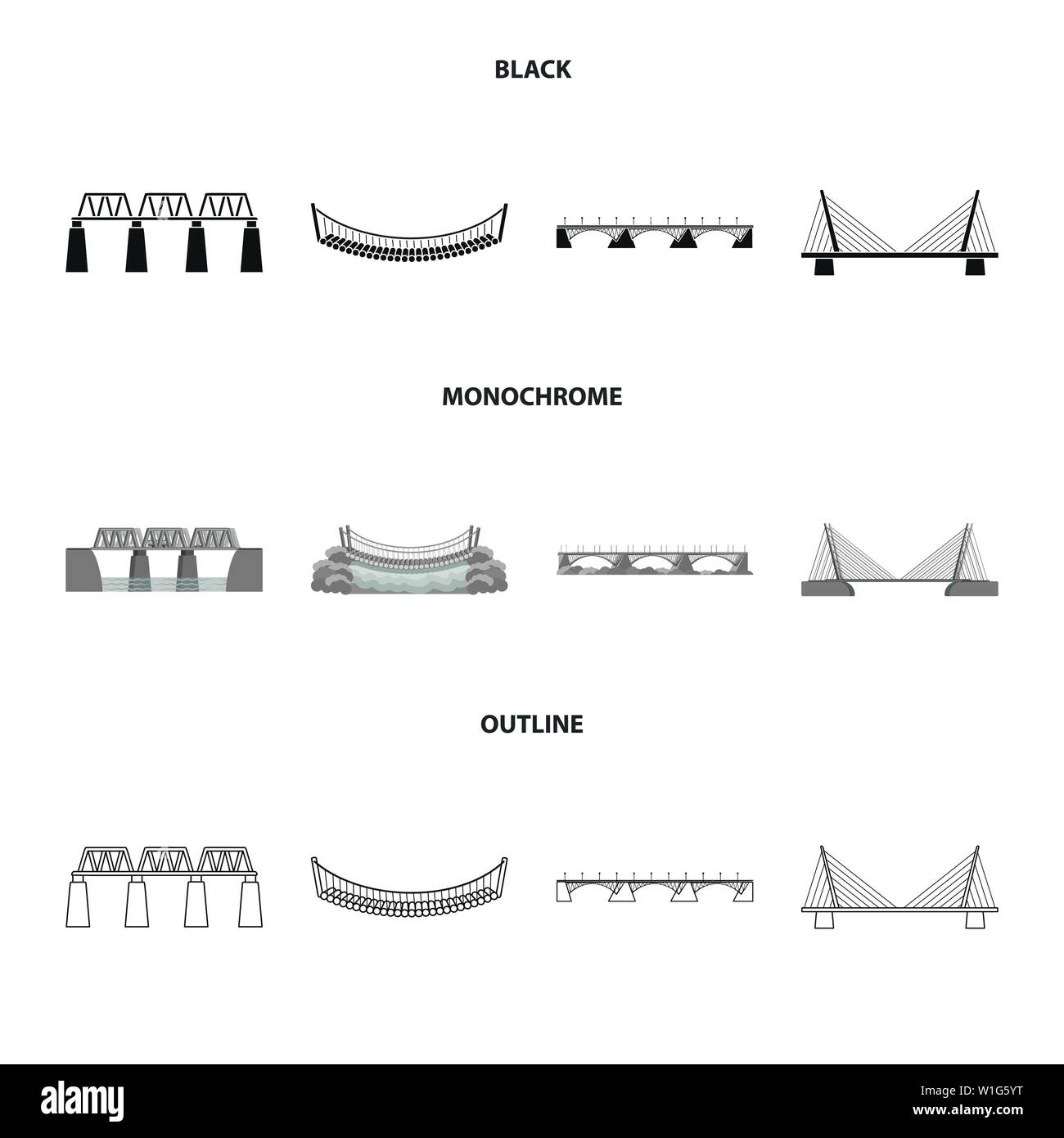 Isolated Object Of Connection And Design Sign Collection Of Connection And Side Vector Icon For