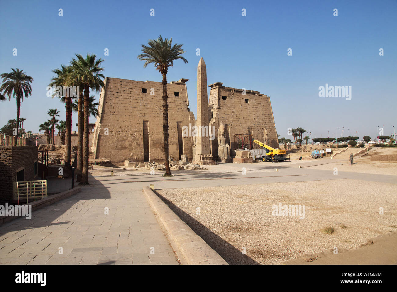 Ancient Luxor temple in Luxor city, Egypt Stock Photo - Alamy