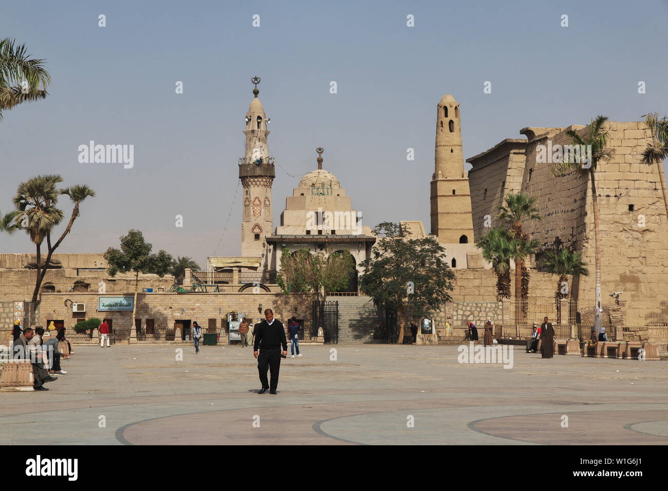 Ancient Luxor temple in Luxor city, Egypt Stock Photo - Alamy