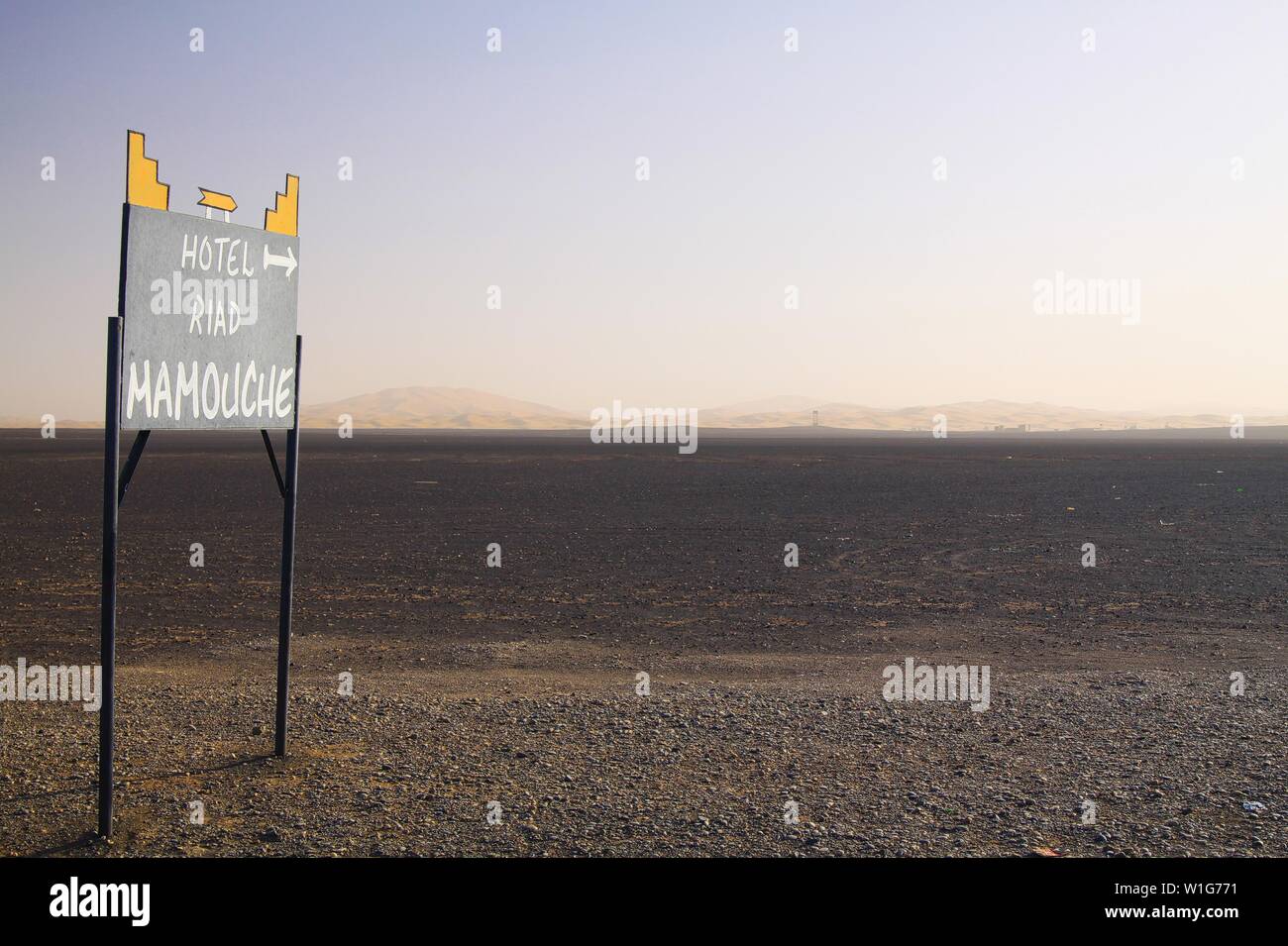Road signs in the desert hi-res stock photography and images - Alamy