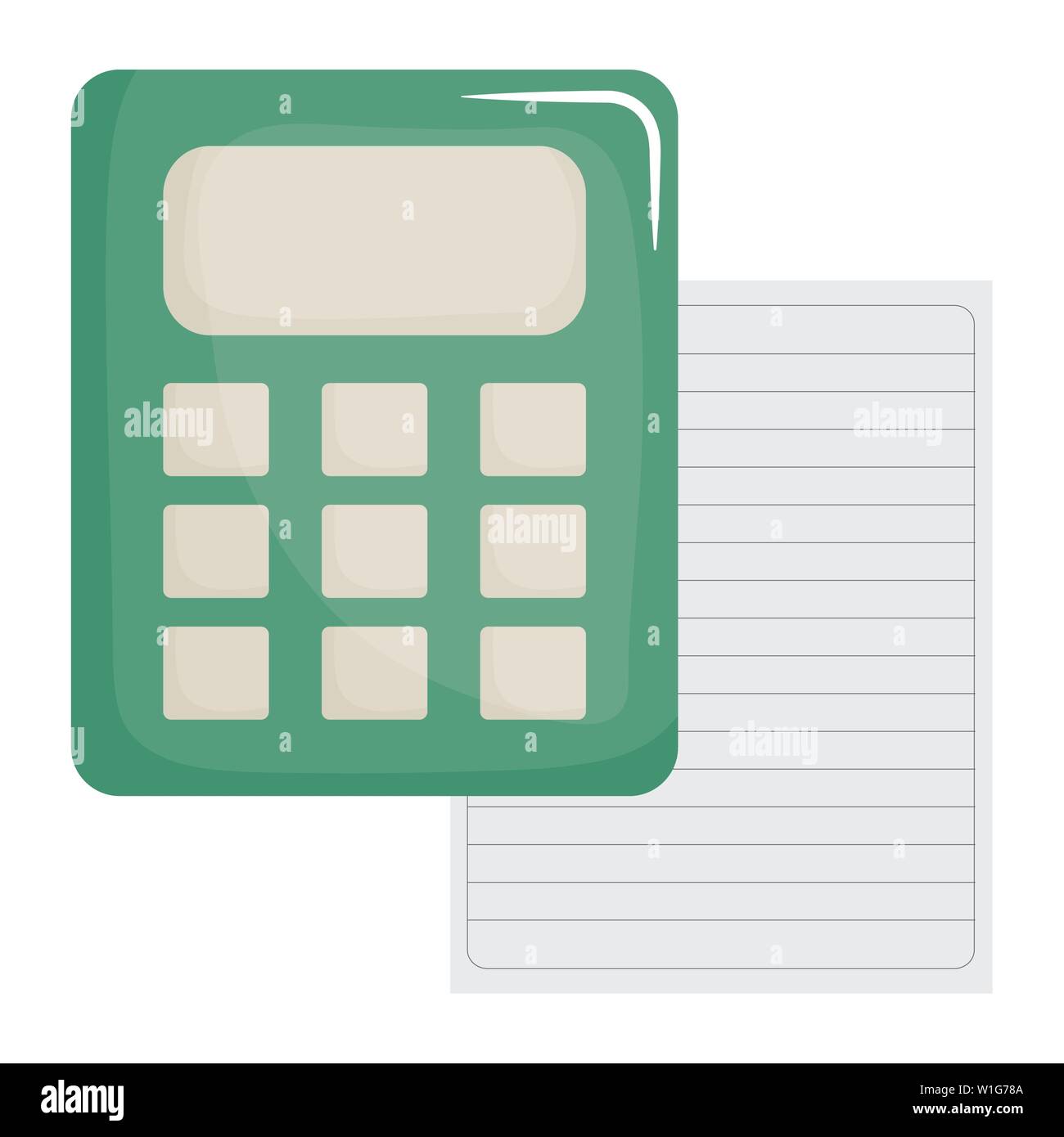 Personal diary calculator Cut Out Stock Images & Pictures - Alamy