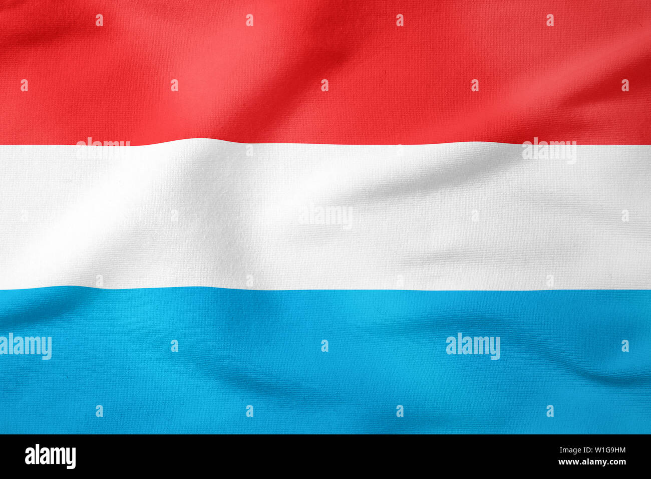 National Flag of Luxembourg - Rectangular Shape patriotic symbol Stock ...