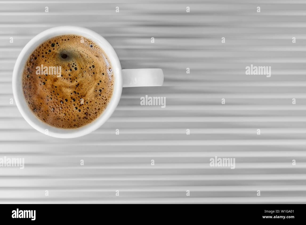 Overhead view cafe table hi-res stock photography and images - Alamy