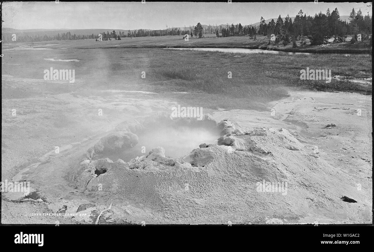Lower Fire Hole, Conch Spring. Yellowstone National Park; Also known as ...