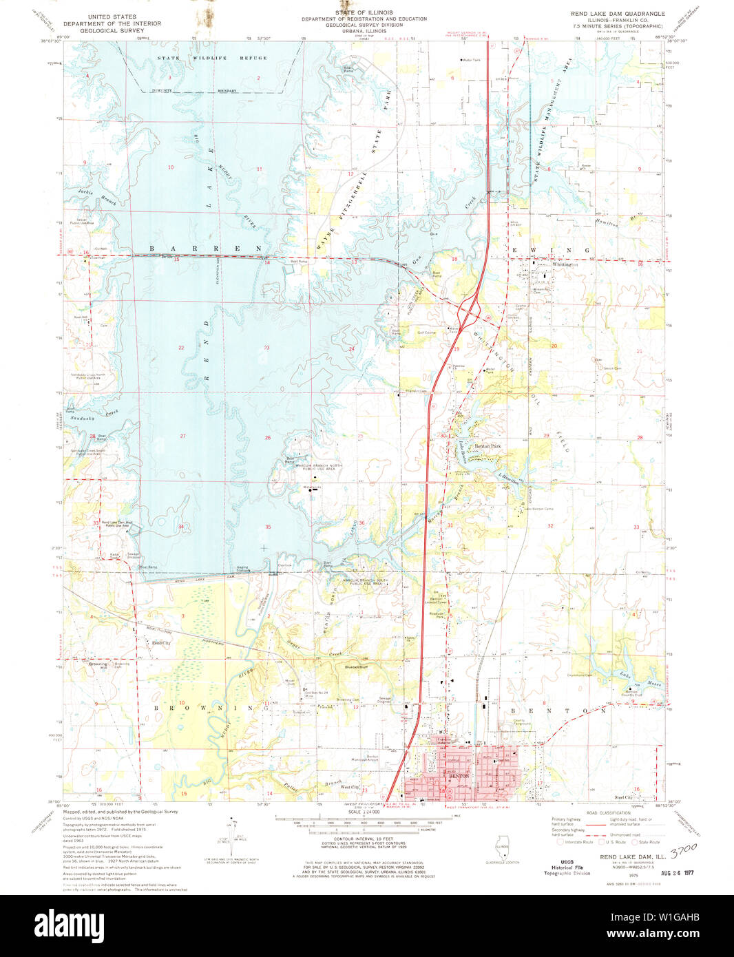 Map Of Rend Lake Illinois Rend Lake Facts For Kids