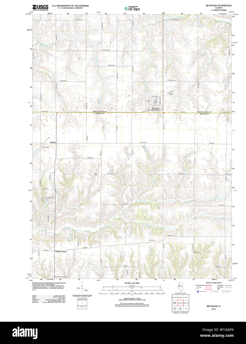 Reynolds map united states hi-res stock photography and images - Alamy