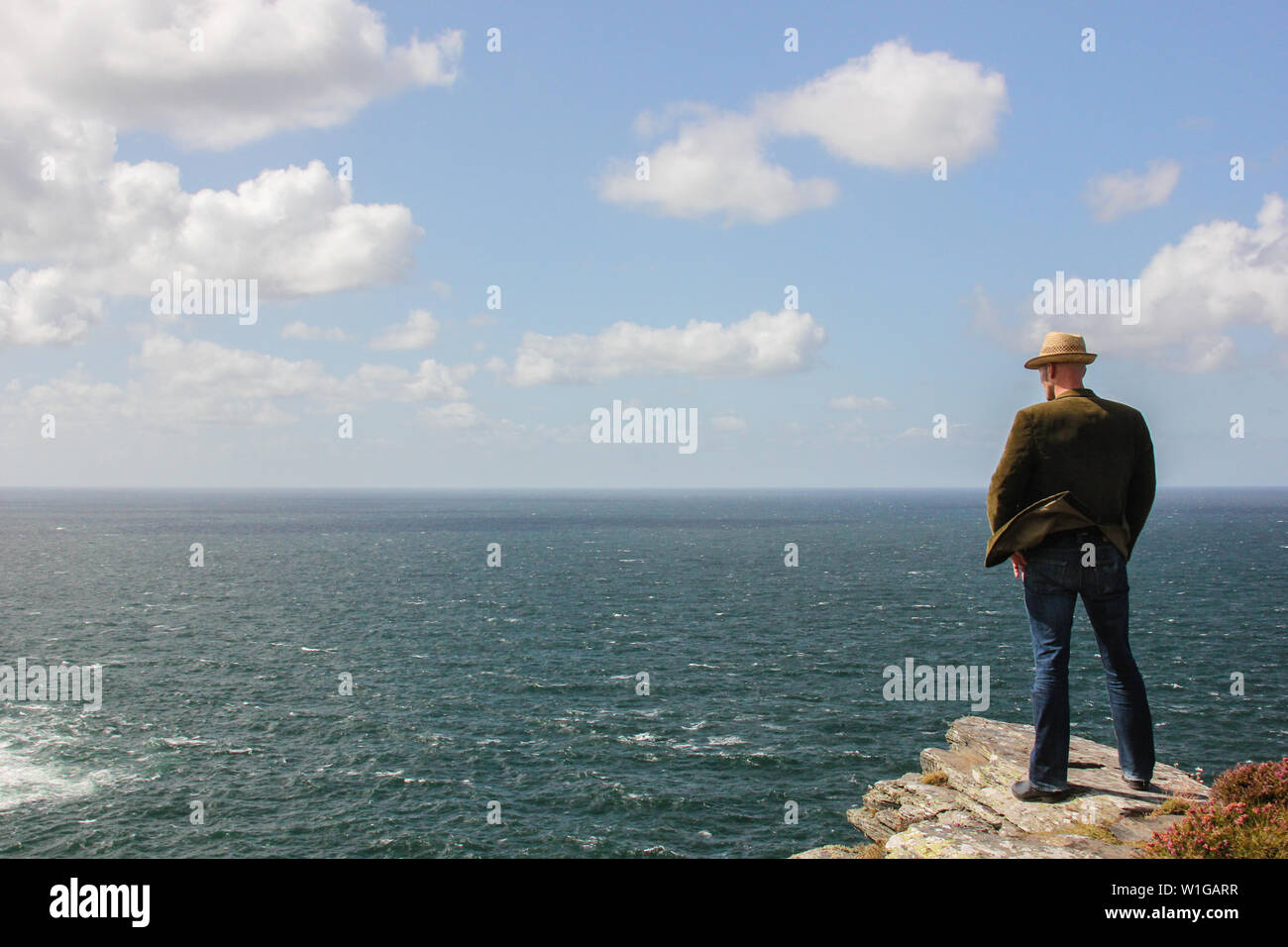 ocean beach sky landscape outdoors Stock Photo - Alamy