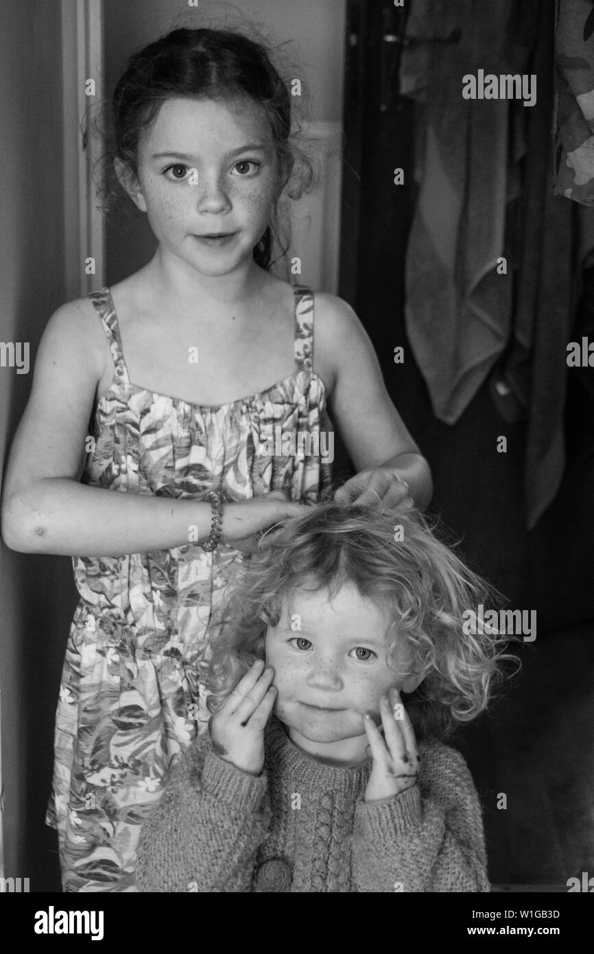 adult two one people portrait Stock Photo - Alamy