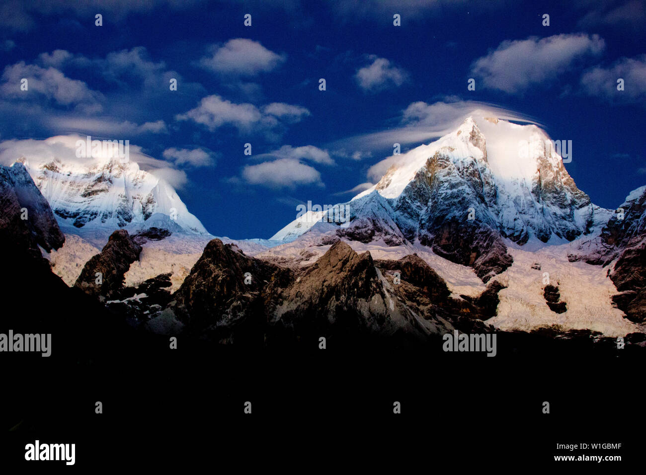 travel snow mountain volcano ice Stock Photo - Alamy