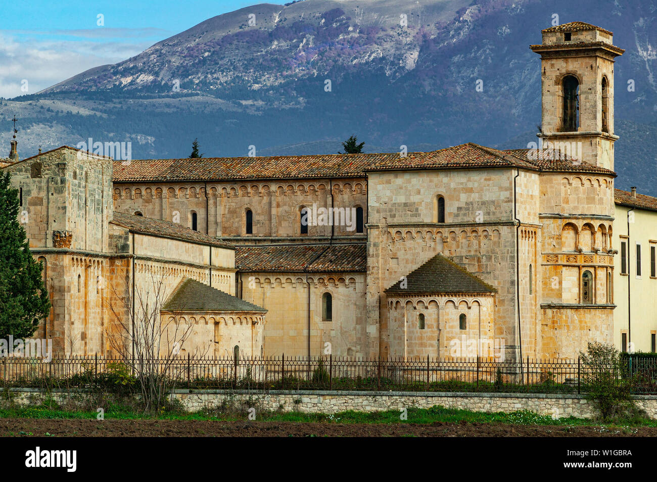Valvense cathedral of San Pelino, Corfinio. Abruzzo, Italy, Europe ...