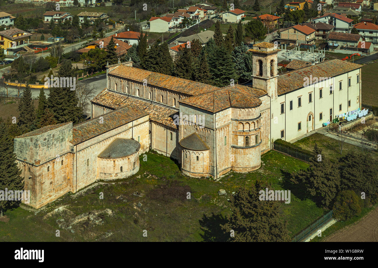 Valvense cathedral of San Pelino, Corfinio, Abruzzo, Italy, Europe ...