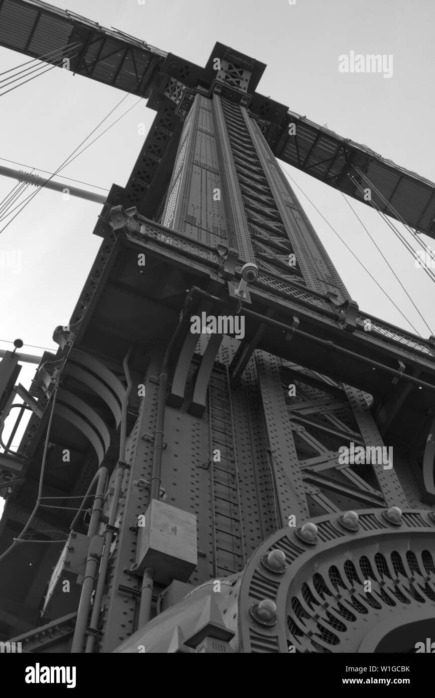 bridge architecture steel building sky Stock Photo - Alamy