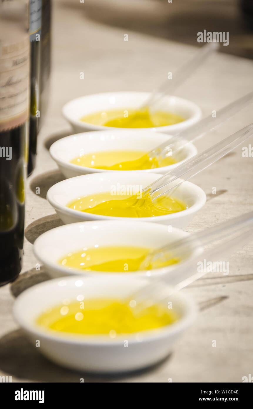 Olive oil tasting hi-res stock photography and images - Alamy