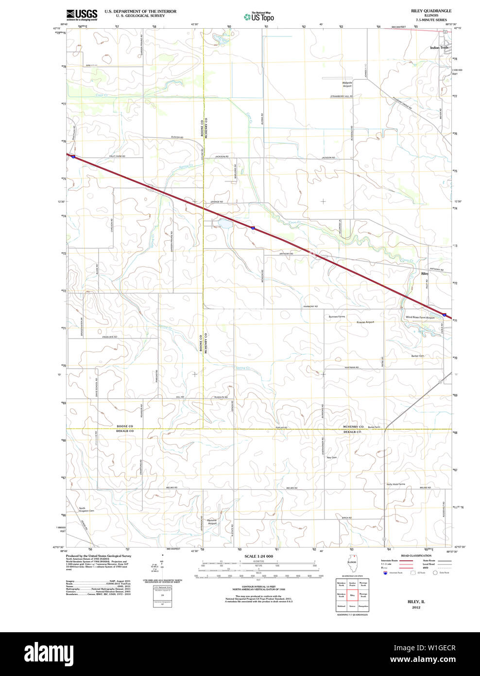 Riley map hi-res stock photography and images - Alamy