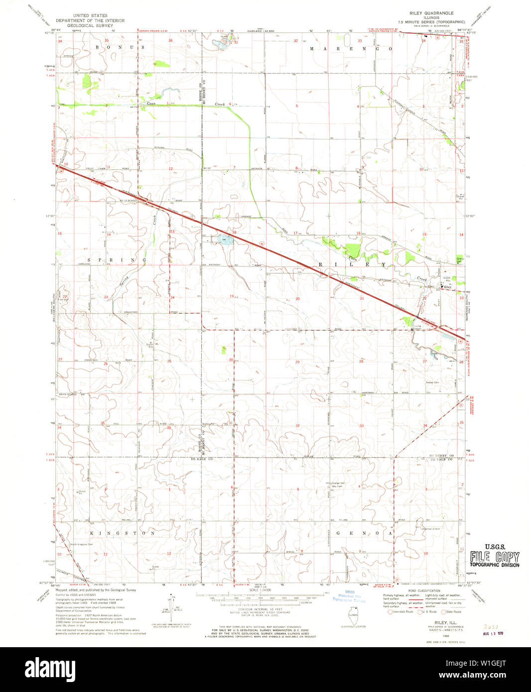 Map of riley Cut Out Stock Images & Pictures - Alamy