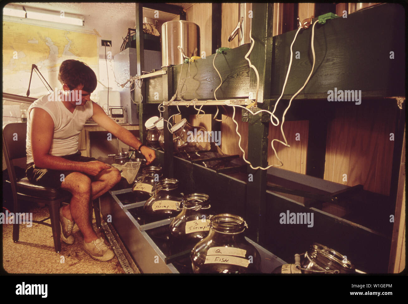 Mobile lab of the southeast water laboratory athens hi-res stock ...