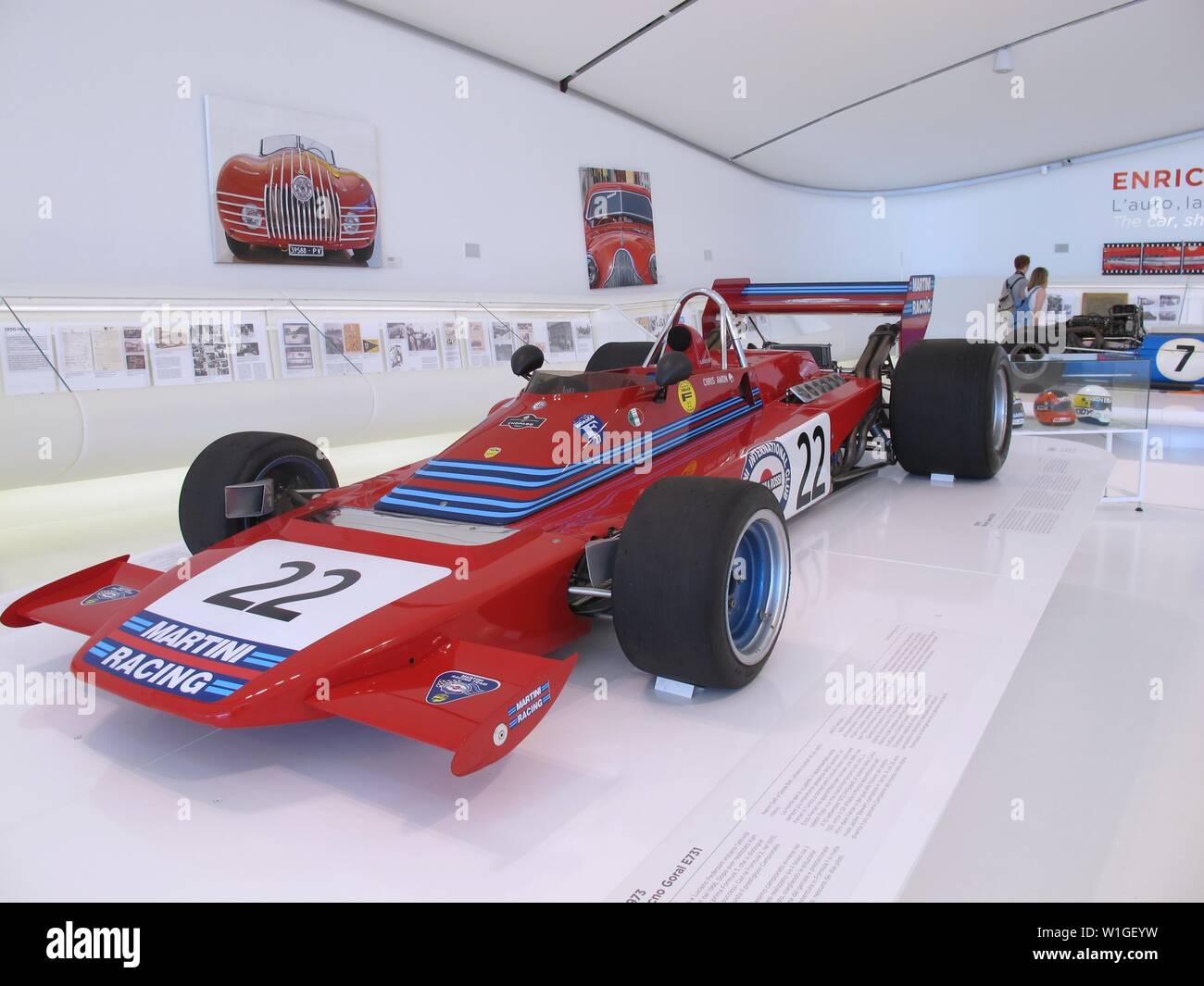 MODENA, ITALY - 07/14/2013: F1 sport car Ferrari at MEF - Museo Enzo ...