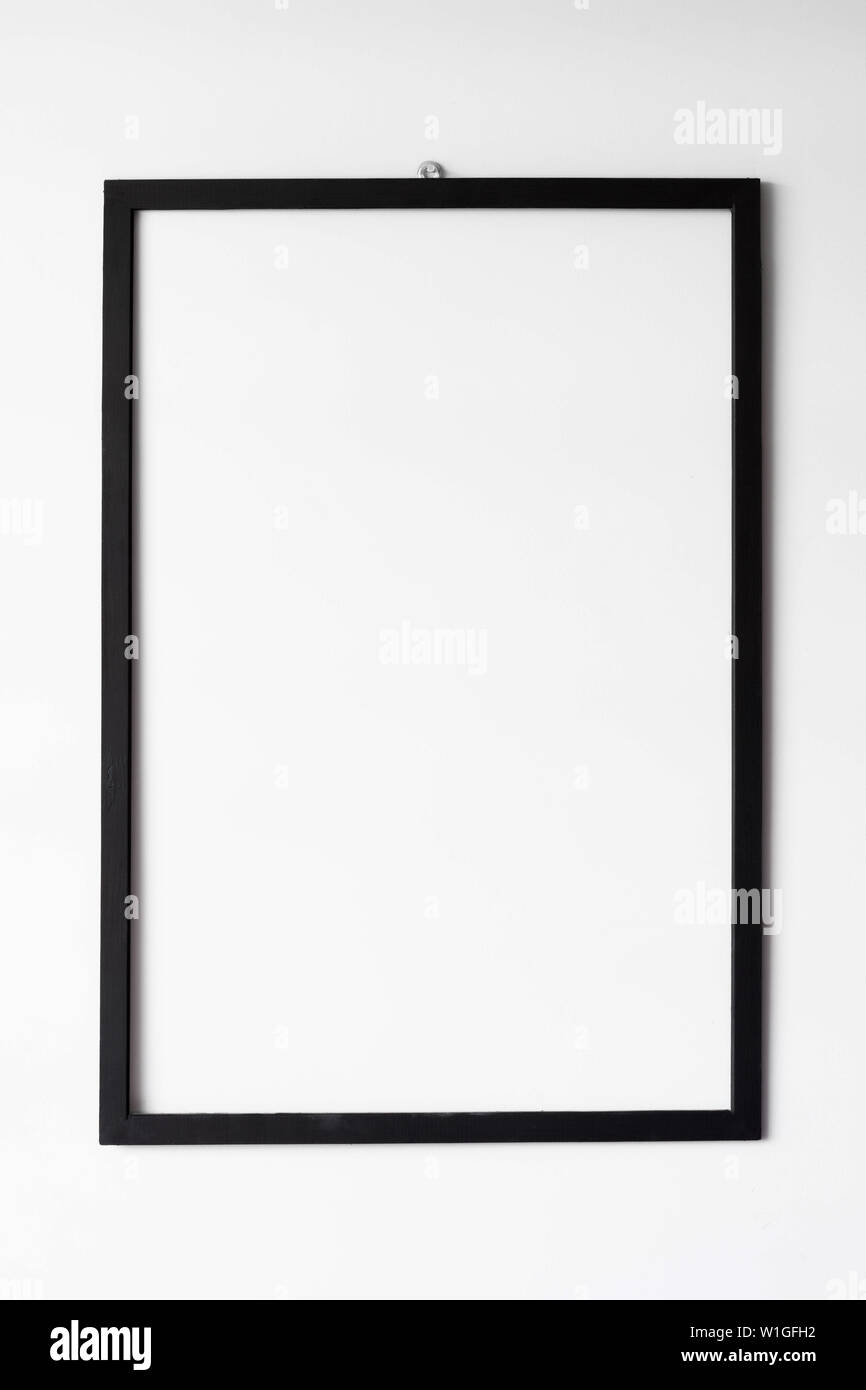 blanck black abstract frame art Stock Photo - Alamy