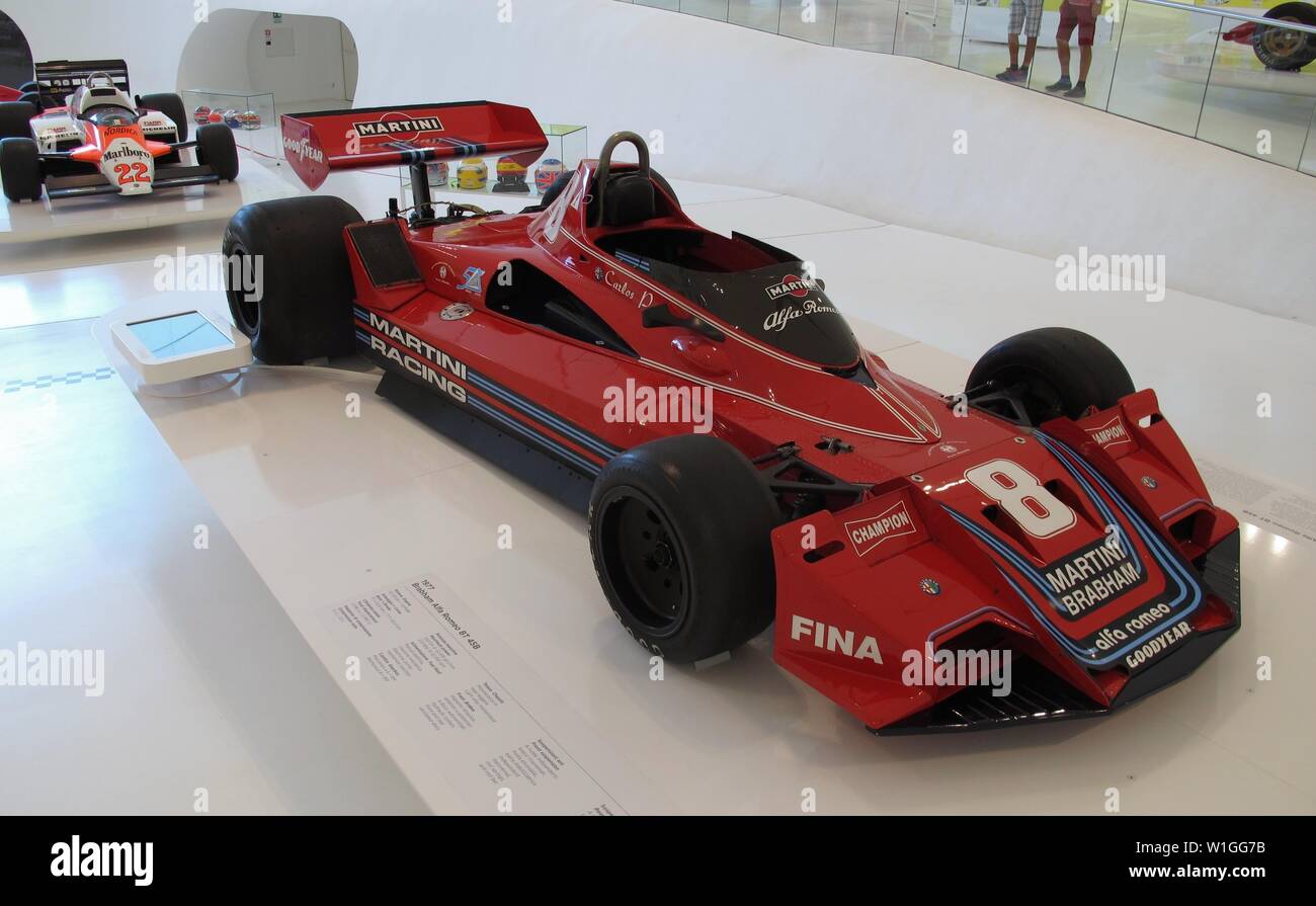 MODENA, ITALY - 07/14/2013: F1 sport car Ferrari at MEF - Museo Enzo ...